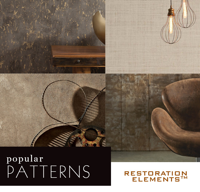 Restoration Elements From York Design Gallery - LEVEY Wallcovering News